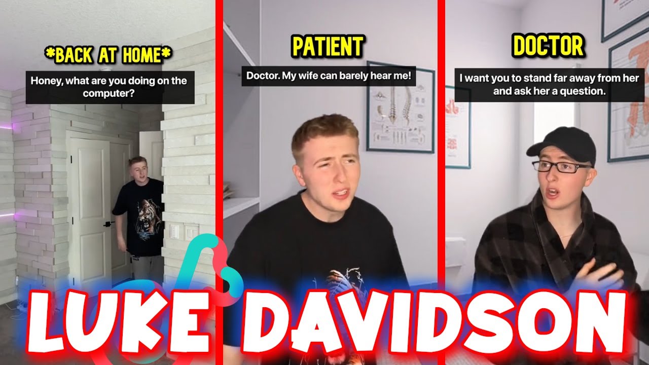 Luke Davidson - Husband thinks his wife has bad hearing - YouTube