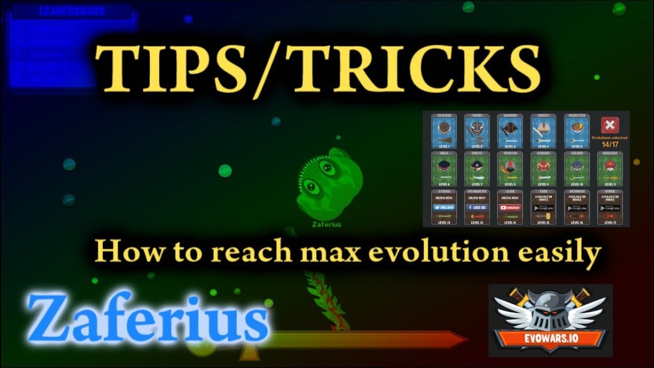 Evowars.io:Episode 2(Reaching max evolution)Tips/Tricks - YouTube