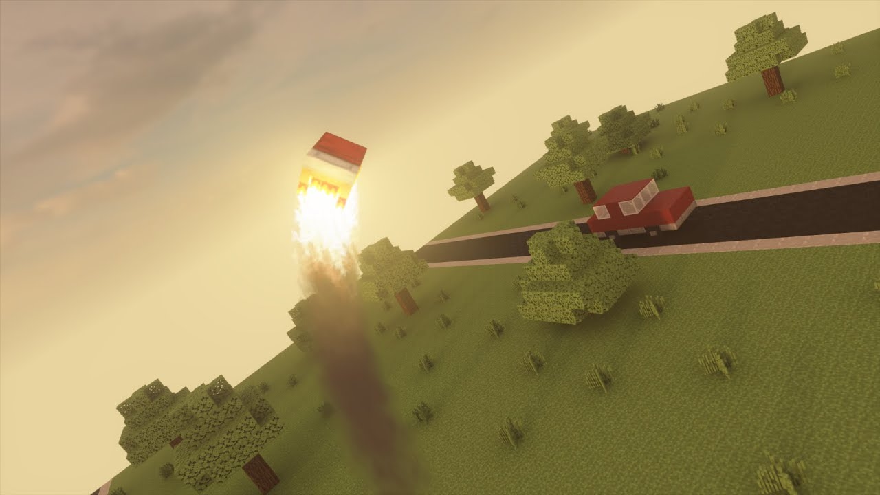 Playing with Rocket Booster in Minecraft Map #1 - Teardown | Epic Mess ...