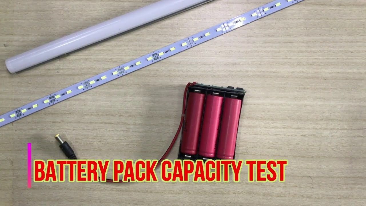 DIY battery pack test - YouTube