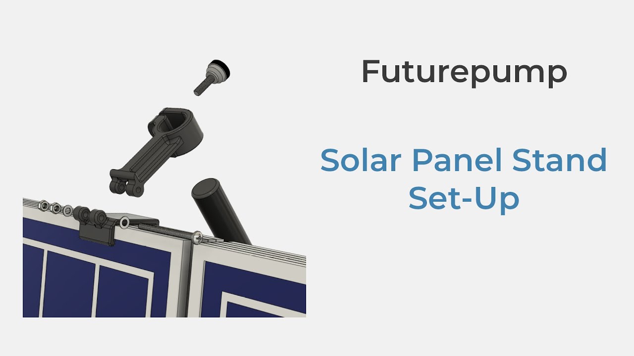 Futurepump Solar Panels - Stand Set Up - YouTube