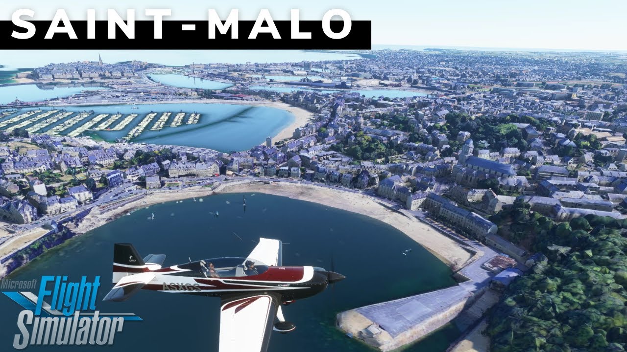 FS2020 - Saint-Malo (France) : in high resolution with add-on from ...