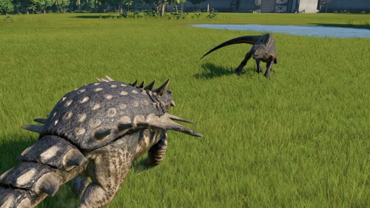 Polacanthusmodified Vs Indoraptor Jurassic World Evolution Youtube 9460