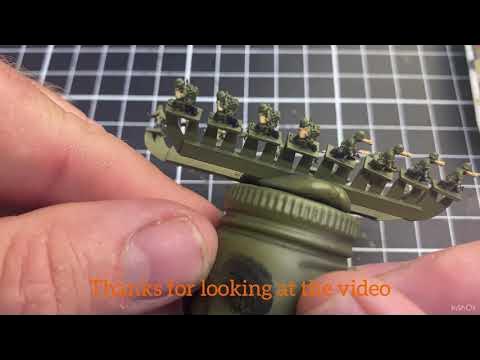 US Infantry build part 4 painting some of the details onto the models, GHQ 1/285 or 6mm scale ...