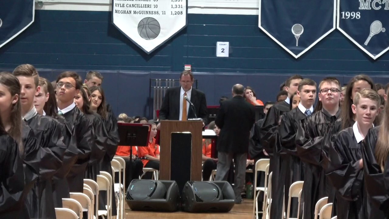 Thorne Middle School Class of 2017 Promotion Ceremony - YouTube