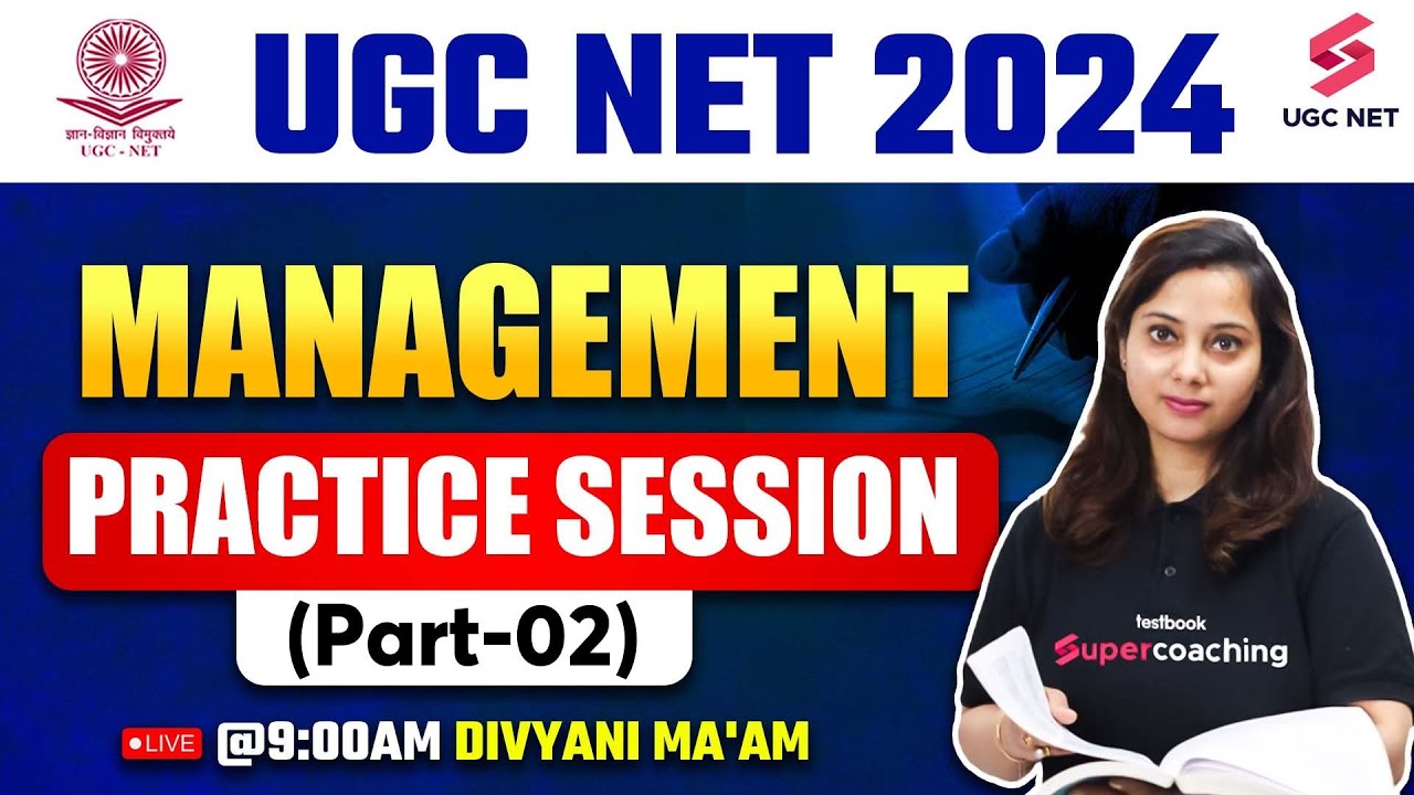 UGC NET JUNE 2024 Management | UGC NET Management Practice Session ...