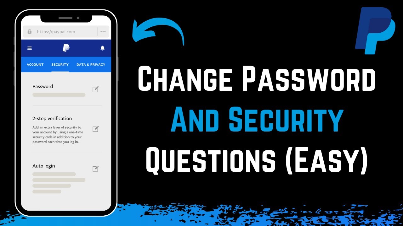 How To Change PayPal Password And Security Questions YouTube how-to-change-paypal-password-and-security-questions-youtube