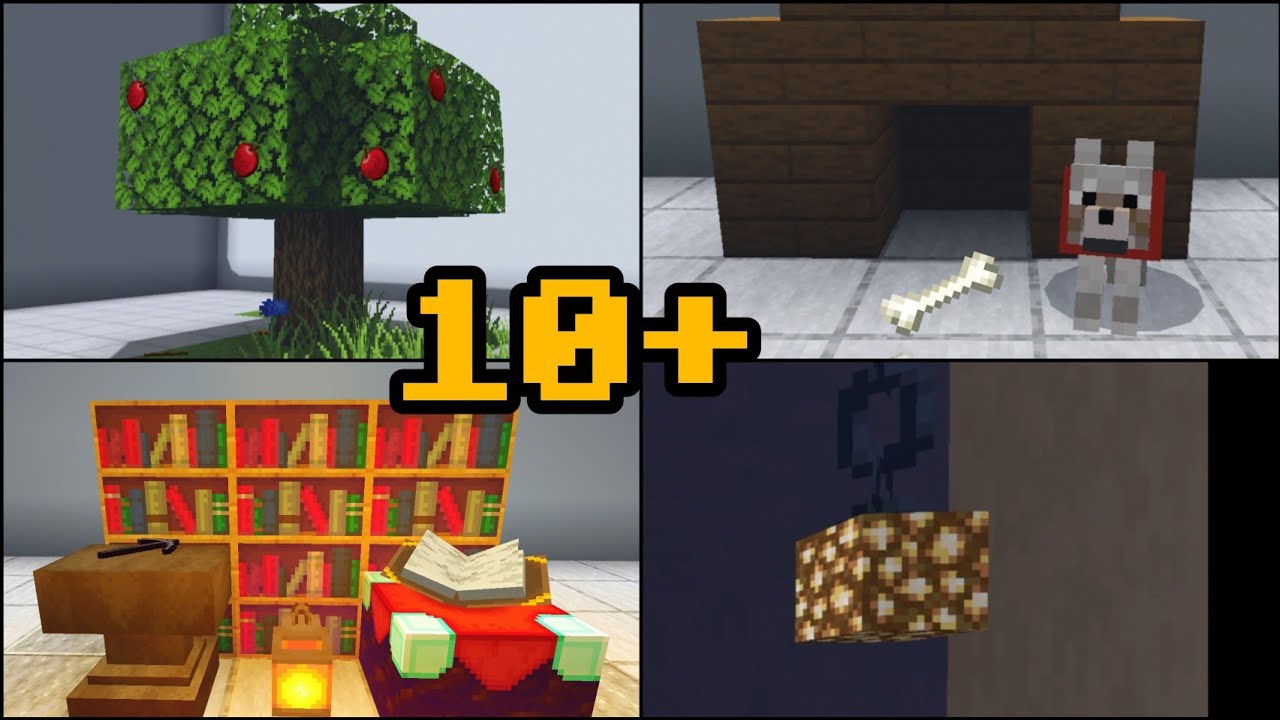 10+ Invisible Item frame build hacks in Minecraft! - YouTube