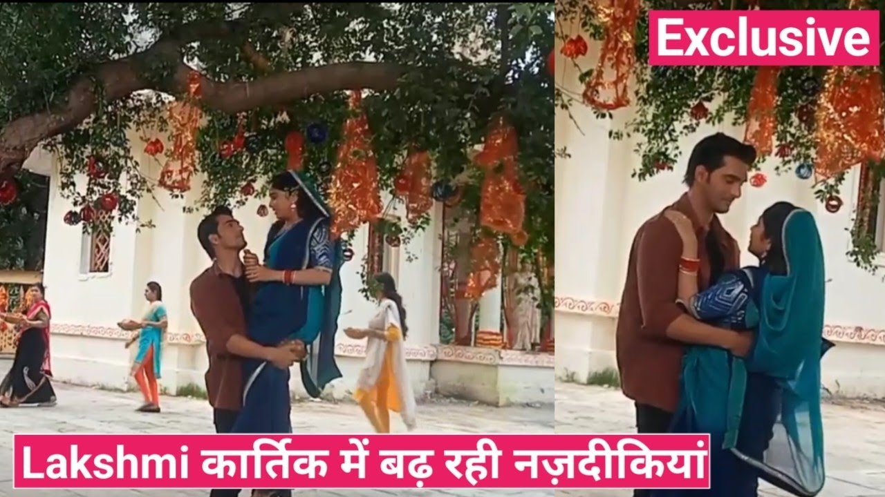 लक्ष्मी कार्तिक में हो रही प्यार की शुरुआत | mangal lakshmi Exclusive On Location | 6 July 2024 ...