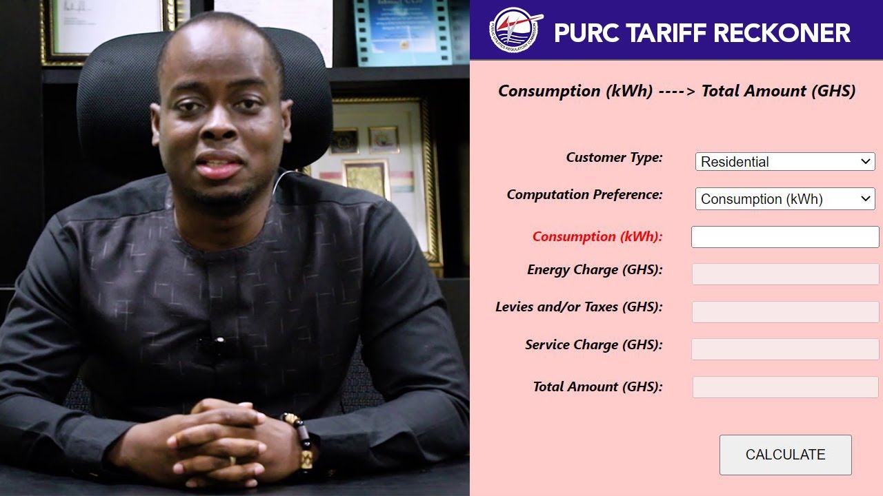 How to Use the PURC Tariff Reckoner - YouTube