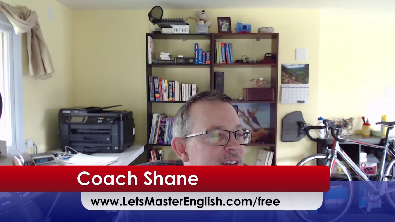 Let's Master English LIVE Episode 72 Coach Shane's ESL Live Stream ...
