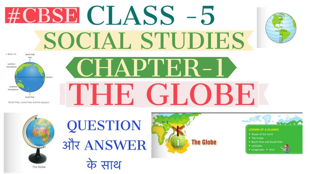 CLASS-5 |SOCIAL STUDIES | CHAPTER-1 | THE GLOBE (WITH Q & A) #CBSE ...
