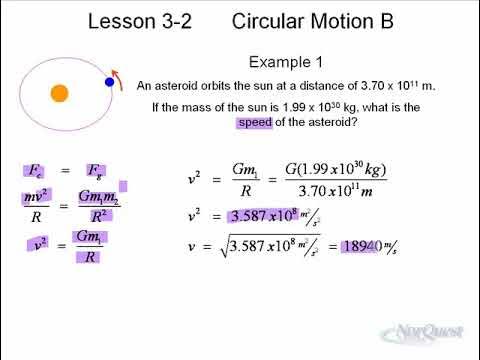 Physics 20 : Unit 3- Lesson 2 Circular Motion B - YouTube