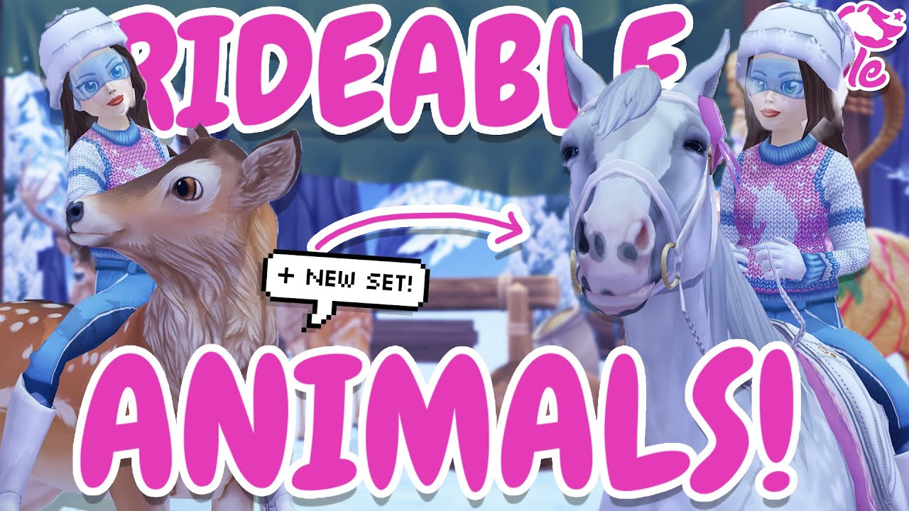 *NEW* RIDEABLE ANIMALS, NEW SET, RACES, & MORE IN STAR STABLE! ️ - YouTube
