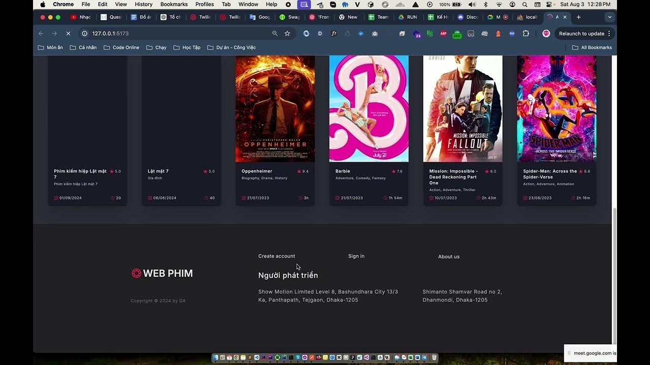 Review - cách chạy đồ án web đặt vé xem phim - 123code.net - YouTube
