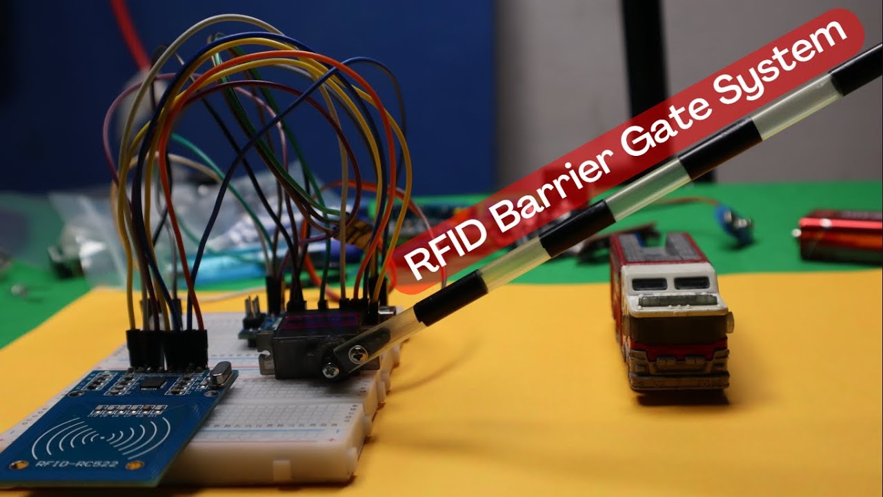 How To Make Rfid Barrier Gate System Using Arduino And Servo Motor Arduino Project For
