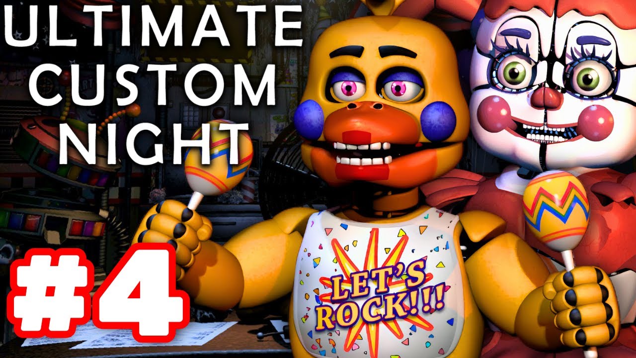 FNAF: Ultimate Custom Night - Part 4 - Gameplay - LADIES NIGHT 2 & 3 ...