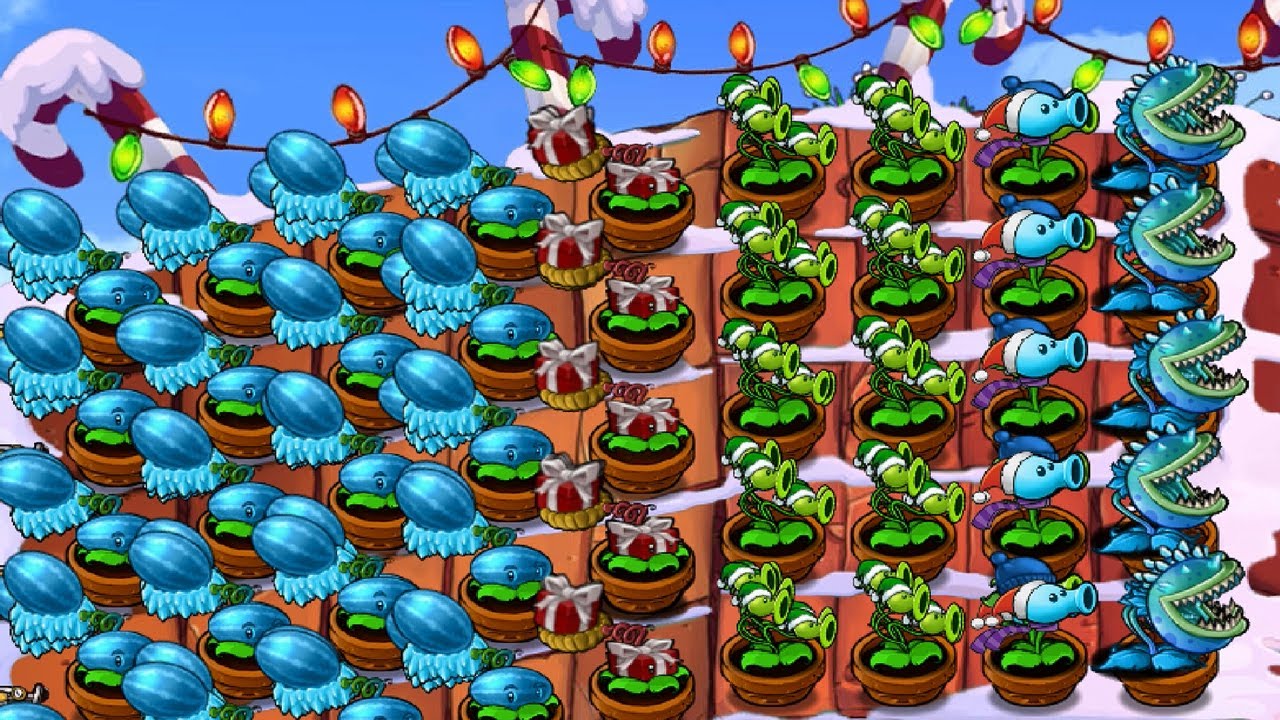 PvZ Christmas Edition (Remake) by "Alejandro GamerPvZ" #21 Survival ...