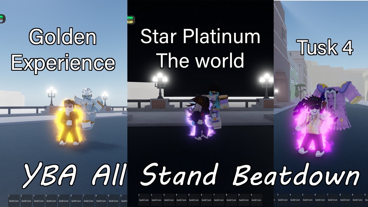 All Beat down in YBA and damage comparison - YouTube