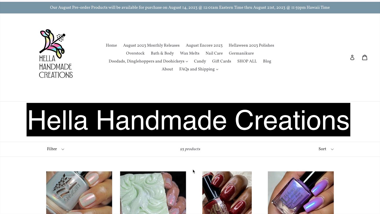 Hella Handmade Creations August 2023 | Wishlist - YouTube