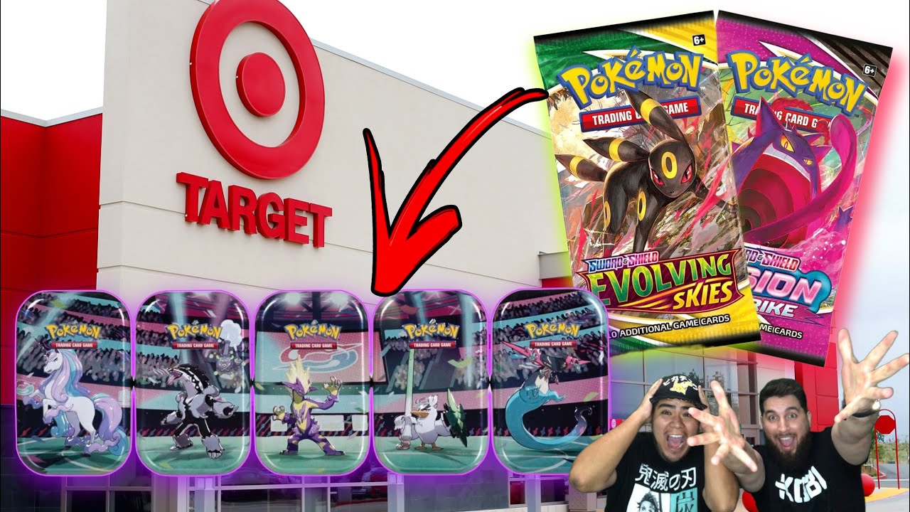 Galar Power Mini Tins at TARGET have Evolving Skies in them!!! (C22 ...