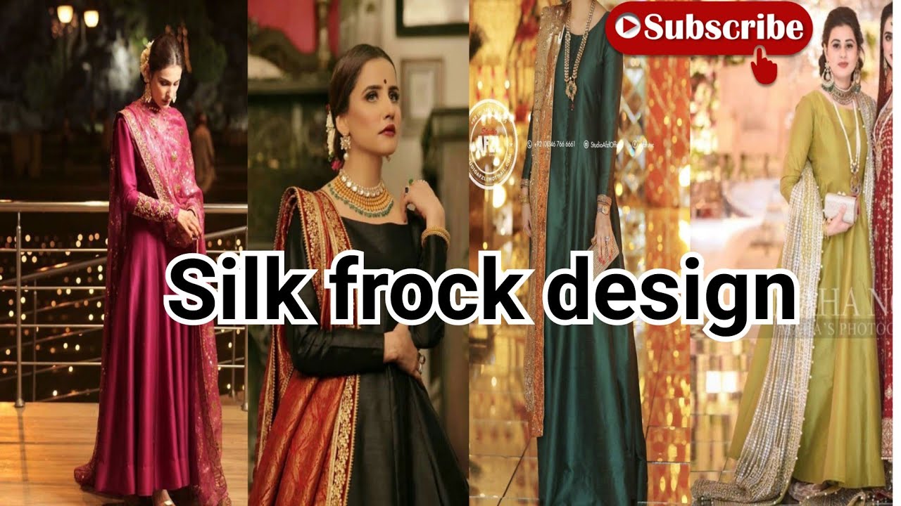 Silk frock design [silk frock ideas] #silksuits #allinonefashionideas ...
