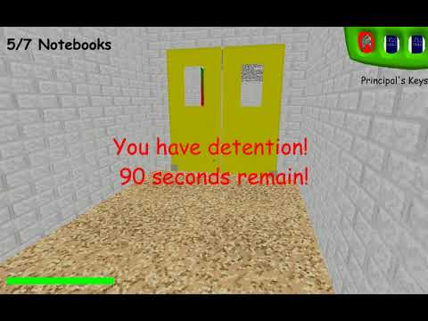 DETENTION FOR YOU Baldi cheats - YouTube