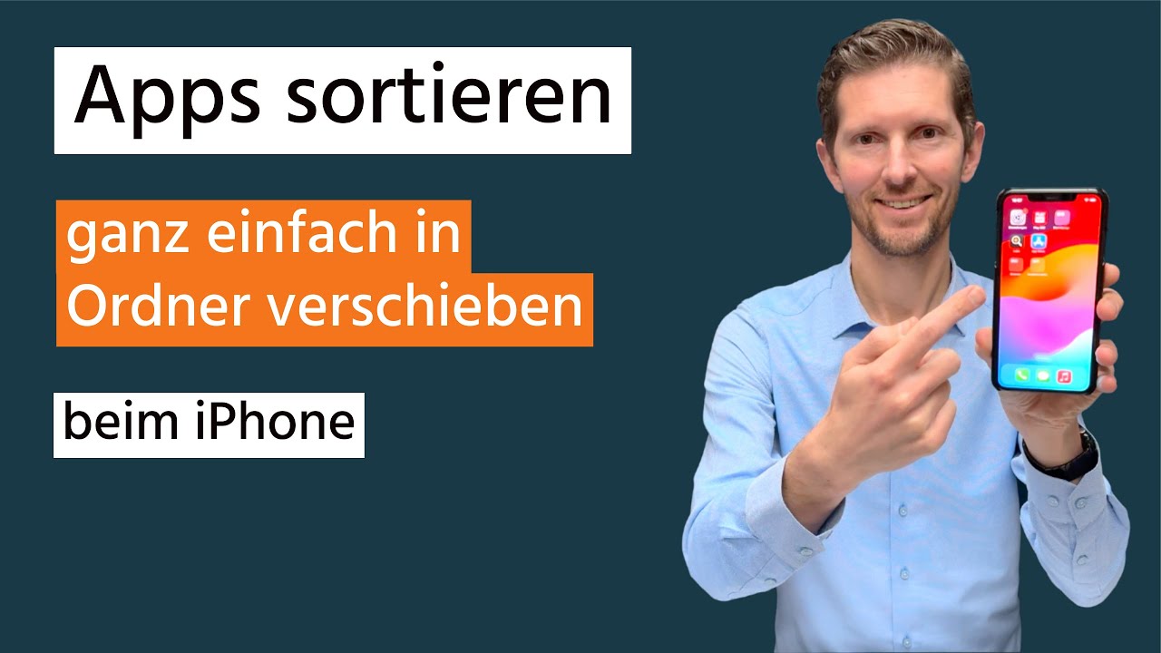 iPhone: Apps einfach in Ordner sortieren – mehr Überblick! - YouTube