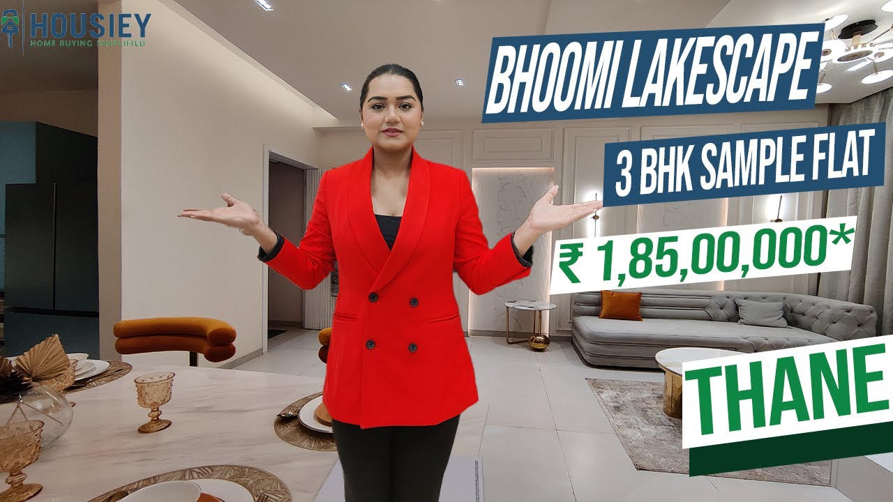 Bhoomi Lakescape Thane | 3 BHK Sample Flat Tour | Bhoomi Properties Waghbil Thane - YouTube