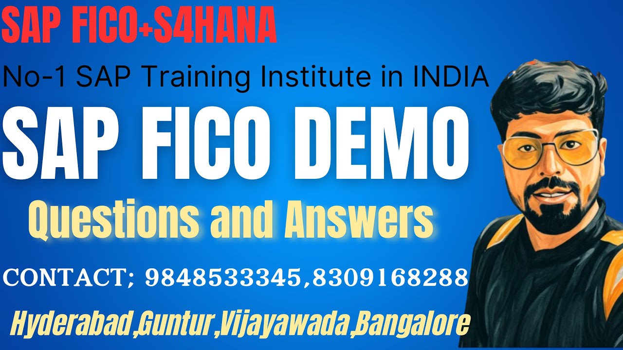 #SAP FICO DEMO CLASS in telugu,SAP FICO+S4HANA Demo,SAP FI-CO Course ...
