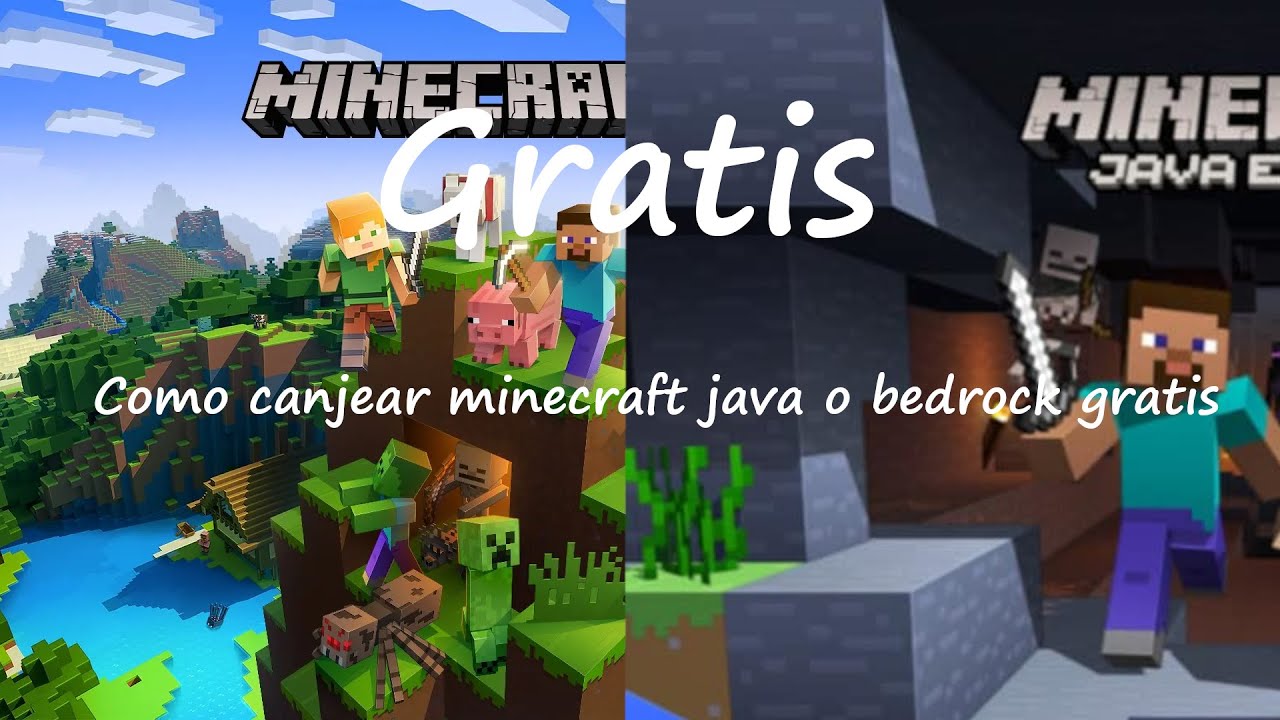 Como conseguir gratis minecraft java o bedrock | Guia rapida para canjear minecraft - YouTube