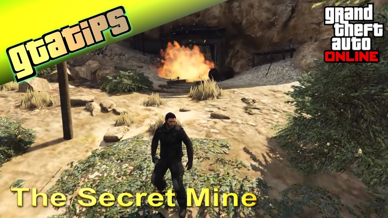 GTA 5 Online Tips - Find the secret mine in GTA V Online - YouTube