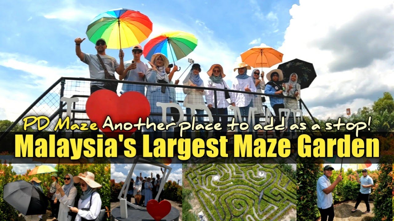 Malaysia’s Largest Maze Garden Now Open In Port Dickson! - YouTube