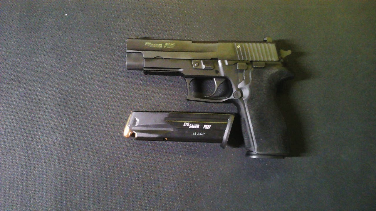 Sig Sauer P227 Review & Field strip - YouTube