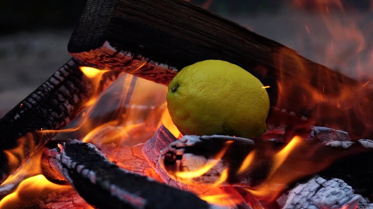 Burning a Lemon in Slow Motion | Can You Burn a Lemon? | Lemon on Fire ...