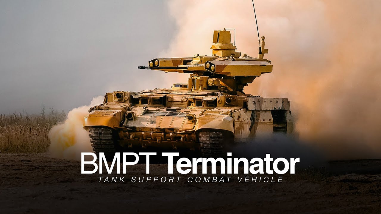 BMPT Terminator - Tank Support Combat Vehicle - YouTube