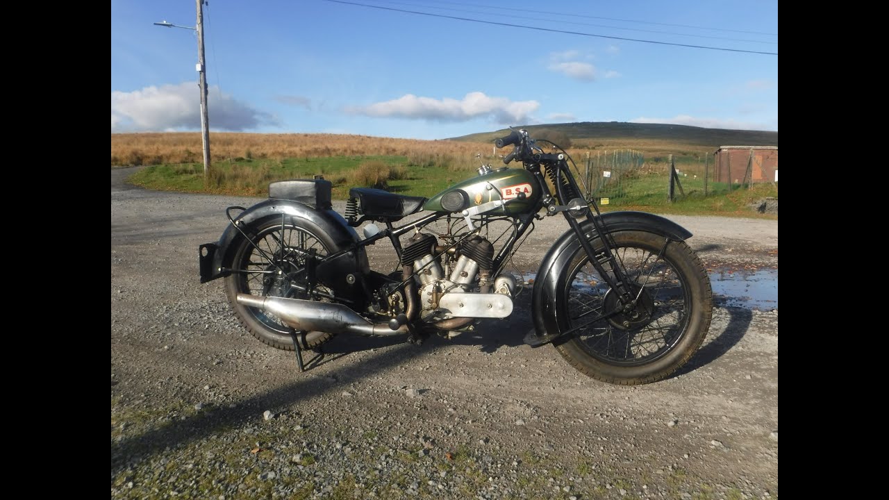 BSA 770 cc V Twin, 1930 Black Mountain adventure 4 - Trouble ahead? - YouTube