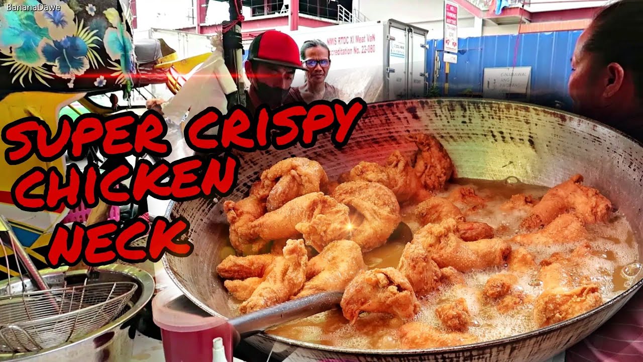 Fried Chicken Neck | Chicken Head (HELMET)- Street Food Philippines ...