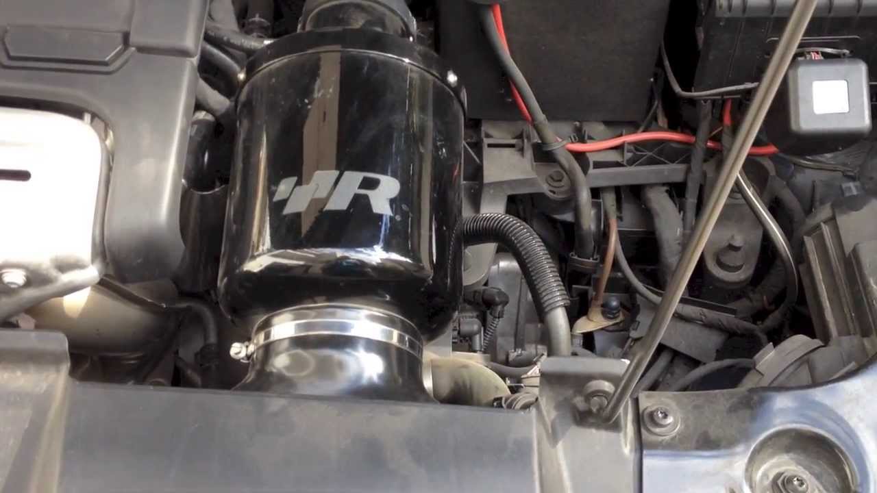 VW Racing Air Intake SCIROCCO/GOLF - YouTube