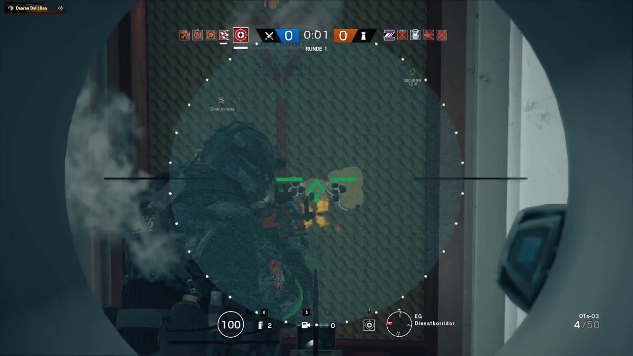 R6 Castle Wand Headshot - YouTube