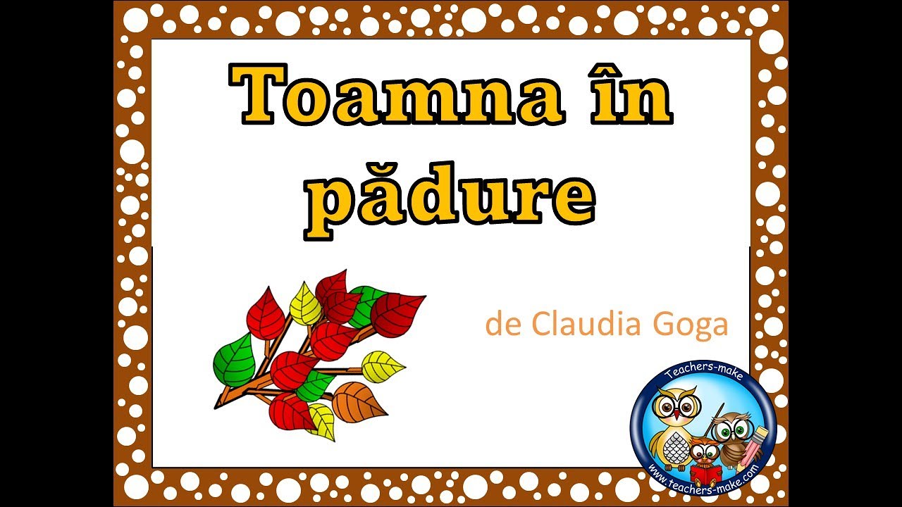 Toamna in pădure/ filmuleƫ educativ - YouTube