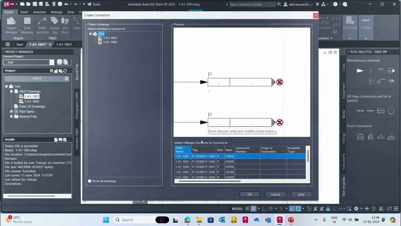 Mastering P&ID Off-Page Connectors in AutoCAD Plant 3D - YouTube