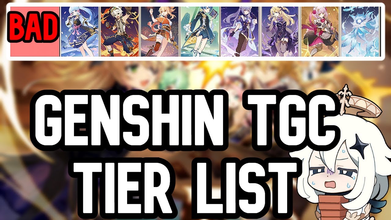 Genshin Impact Invokation TCG Tier list #genshin - YouTube