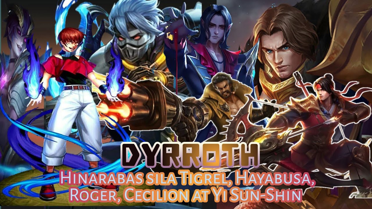 Hinarabas ng Prince of Abyssal sina Roger, Hayabusa, Tigreal, Cecilion at Yi Sun-shin - YouTube