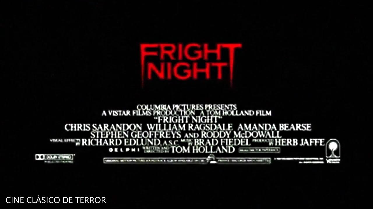 "Fright Night" (1985) Trailer Original #CineClásicoDeTerror - YouTube
