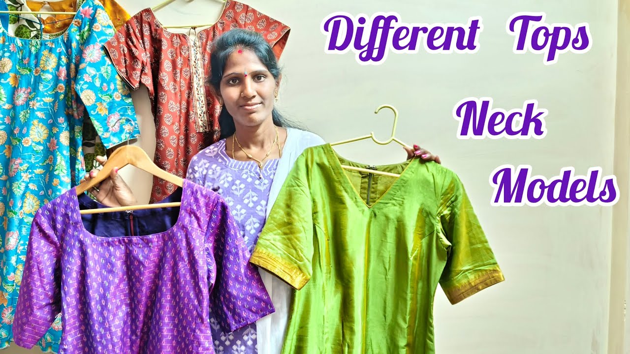 different tops neck models - YouTube