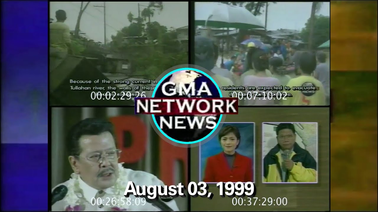GMA NETWORK NEWS - Typhoon Ising [03-AUGUST-1999] - YouTube