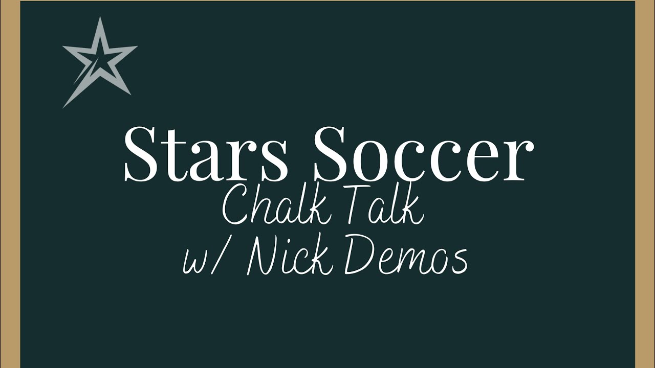 Stars Soccer: Chalk Talk with Nick - YouTube