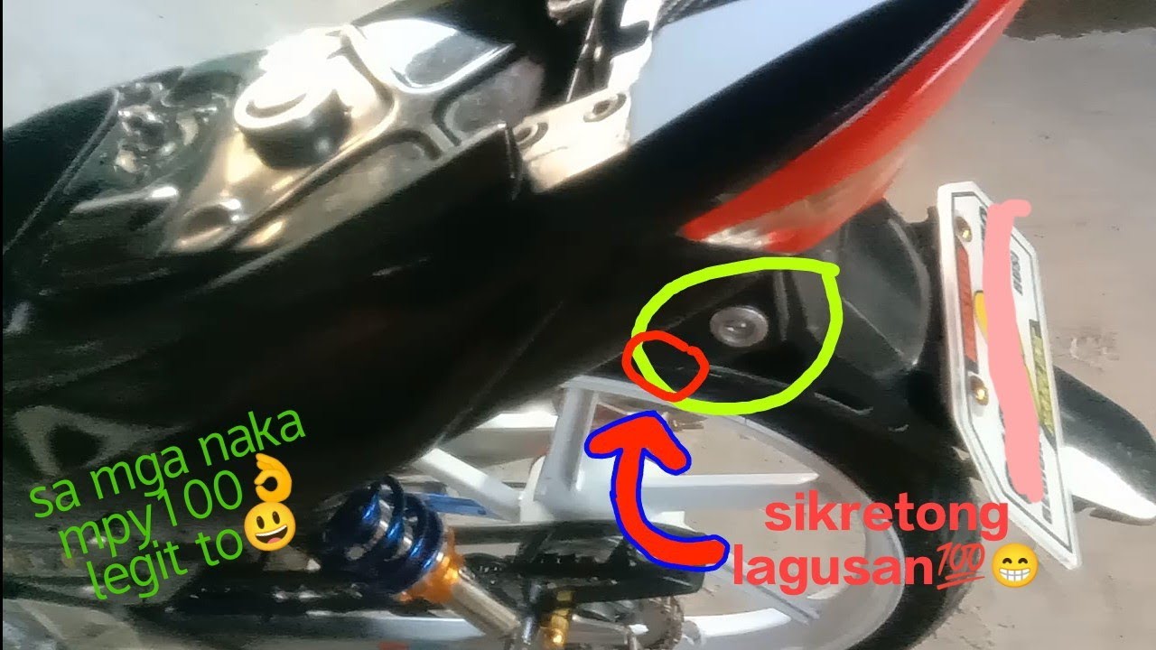 paano mag bukas ng compartment o ubox ng mutor ng walang susi!👆 - YouTube