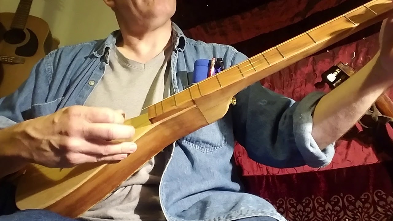 LONG SCALE Stick Dulcimer Sound demo - YouTube
